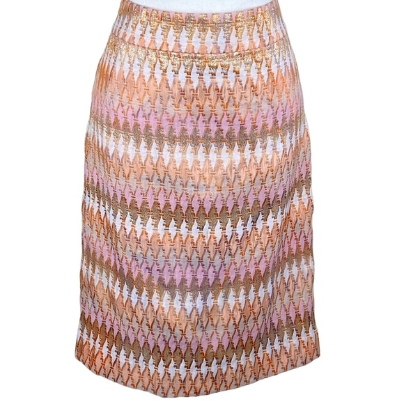 J. Crew | Skirts | J Crew Collection Turkish Delight Skirt 6 Peach Pink ...